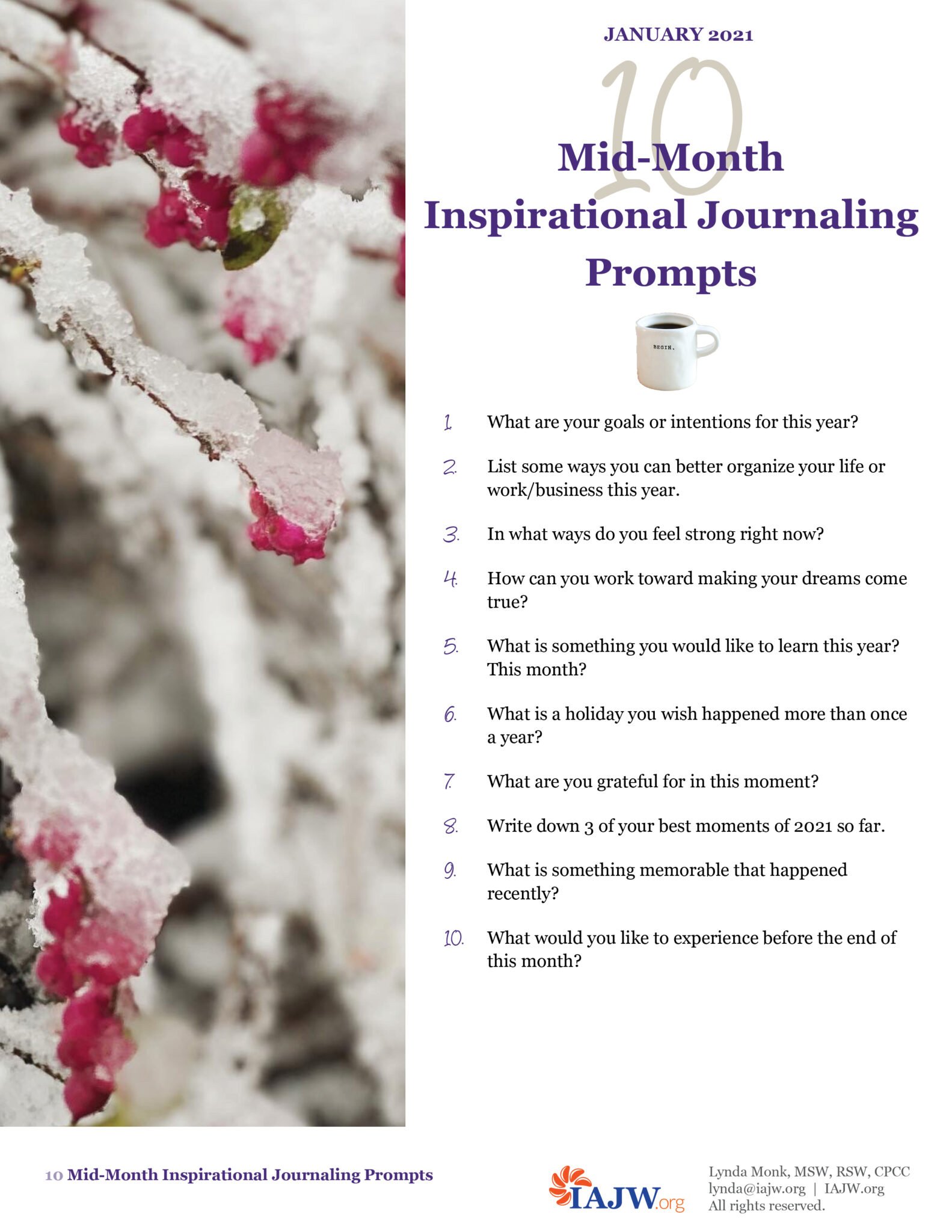 Free Journaling Resources | The International Association for Journal ...