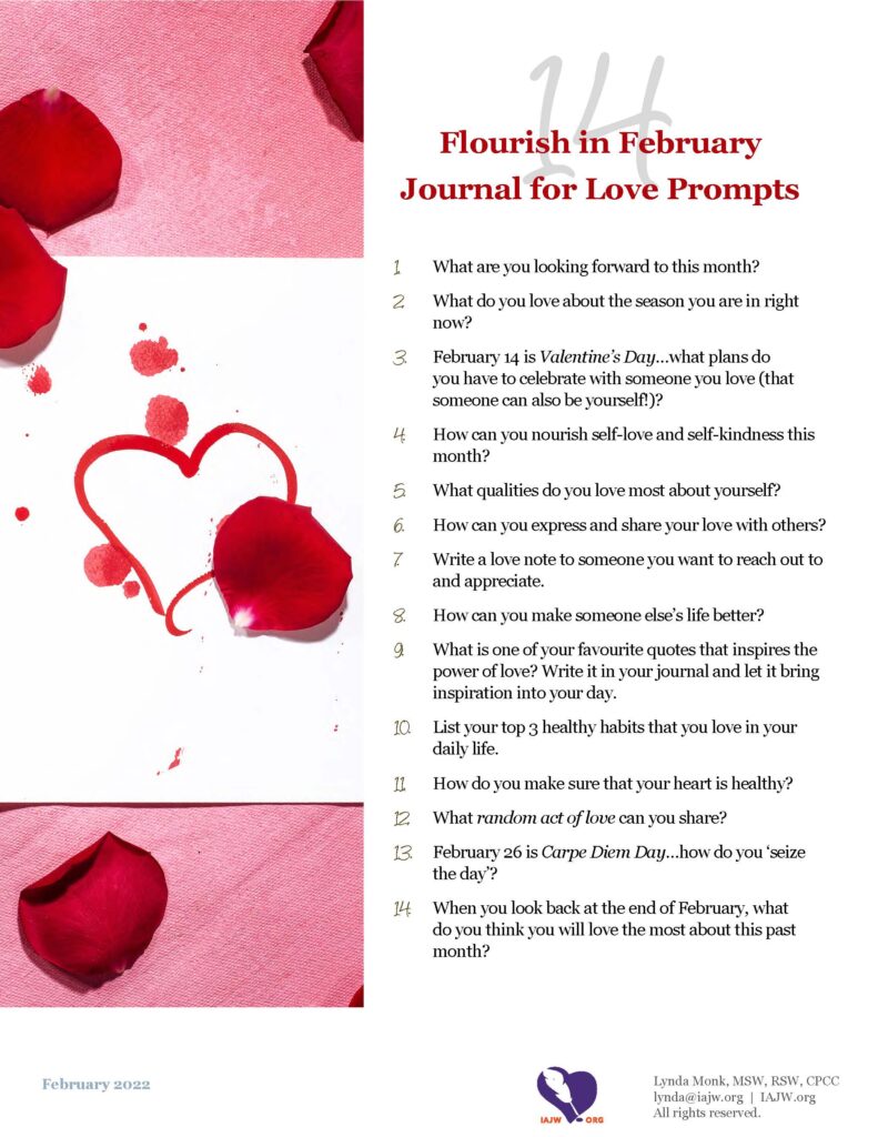 Monthly Journal Prompts Archives | The International Association for ...