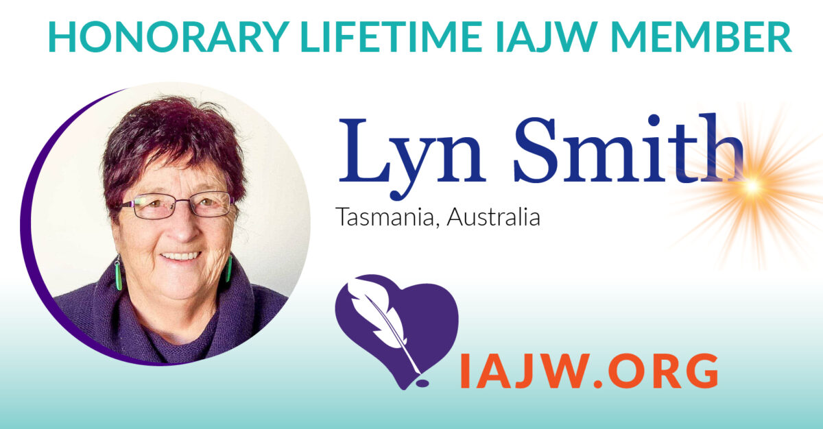 IAJW Honorary Lifetime Member Award - Lyn Smith | The International ...